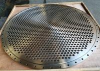China Carbon Steel A105 Heat Exchanger Tubesheet Forged Flanges Fittings Custom CNC Machined for sale