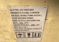 China Copper Nickel 0.3mm Finned Tube C68700 C70600 C71500 Heat Exchanger for sale