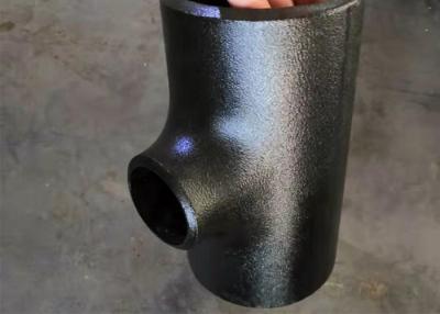 China ASME B16.9 Carbon Steel Seamless Reducing Tee SCH40 DN50 ASTM A234 WPB Butt Weld for sale