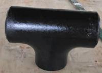 China ASME B16.9 Carbon Steel Seamless Reducing Tee SCH40 DN50 ASTM A234 WPB Butt Weld for sale