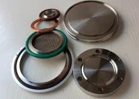 China ANSI Stainless Steel 316LN ESR Vacuum KF ISO CF Blank Blind Flange Size KF10 to CF200 for sale