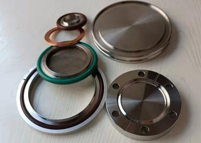 China ANSI Stainless Steel 316LN ESR Vacuum KF ISO CF Blank Blind Flange Size KF10 to CF200 for sale