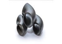 China Custom Welded DN15 Stainless Steel Pipe Fittings Butt Welding Tee Elbow Shot Blasted for sale