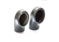 China Custom Welded DN15 Stainless Steel Pipe Fittings Butt Welding Tee Elbow Shot Blasted for sale