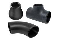 China Black Smls Sch40 Sch80 Steel Pipe Elbow Tee Fitting for sale