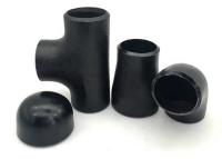 China Black Smls Sch40 Sch80 Steel Pipe Elbow Tee Fitting for sale