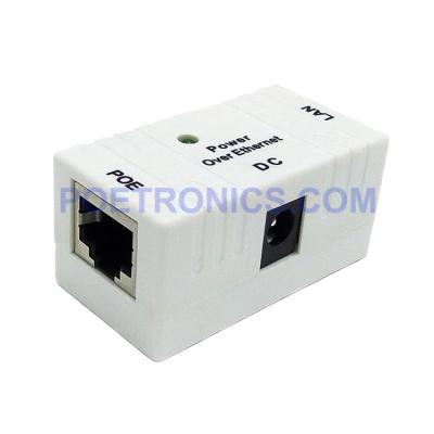 China POE-IJ805-W (White) Power Over Ethernet Adapter, POE Injector/Splitter (LED) for sale