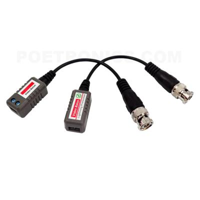 China PVB-EC01 (400-600m) CCTV Passive Video Balun twisted-pair transmitter for sale
