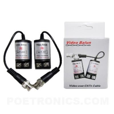China PVB-H02(400-600m) BNC Male to Screw Terminal Passive CCTV Video Balun transmitter for sale