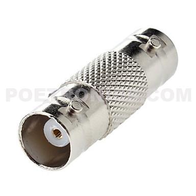 China BNC-BC59 BNC Female to BNC Female Coupling Connector for RG59 CCTV Coaxial Cable for sale