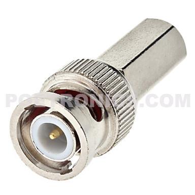 China BNC-TO59 BNC Male Twist-On Connector for CCTV Coaxial Cable for sale