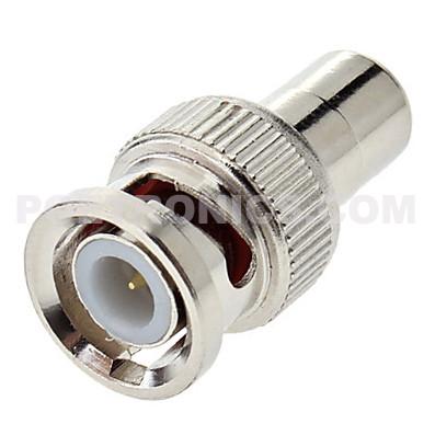 China BNC-RM01 BNC Male Plug to RCA (Phono) Female Socket Connector for sale