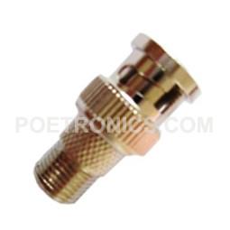China BNC-BF12 Gold Plated BNC Male to BNC Female Screw-on Adapter for Coaxial Cable for sale