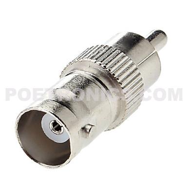 China RCA-BC01 BNC Female Socket to RCA (Phono) Male Plug Adapter for sale