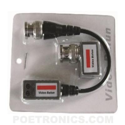 China PVB-EM05 (400-600m) BNC Male to Screw Terminal CCTV Passive Video Balun transmitter for sale