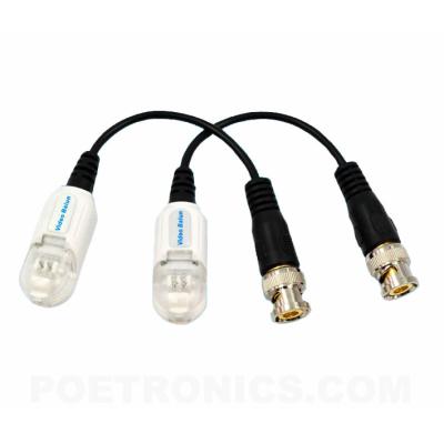 China PVB-NC06 (400-600m) BNC Male New Type CCTV Passive Video Balun transceiver for sale