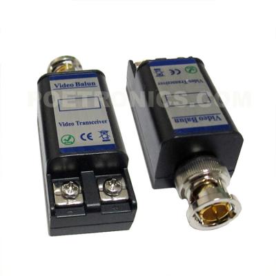 China PVB-NV07 (400-600m) Pure Copper BNC Male to Screw Terminal Passive Video Balun Transceiver for sale