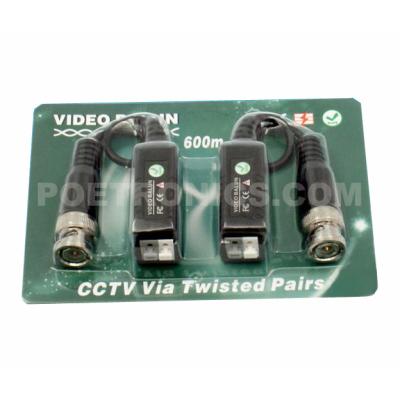 China PVB-EC08 (400-600M) BNC Male to UTP Terminal Block Passive Video Transceiver for sale