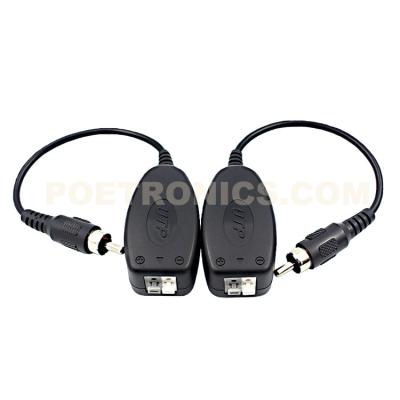 China PVB-RCA10 (600M) RCA Male to UTP Terminal Block Passive Audio Balun Transceiver for sale