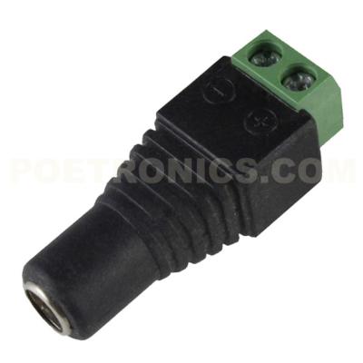 China DC5521F 12V DC Power Female Connector Jack to Screw Terminal Block Adapter for sale