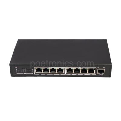China POE-S1082F 8 Port IEEE802.3af 10/100M 15.4W POE Switch (96W External Power) for sale