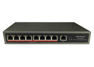 China POE-S1008F(8FE+1FE)_8 Port 10/100Mbps IEEE802.3af/at PoE Switch with 120W External power supply (Newly Developed) for sale