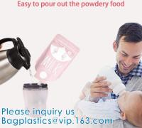 China Feeding Dried Milk Food Bag, Milk Freezer Bag, Easy Pour, Spout, Zip Top, Reusable Open and Zip Shut for sale