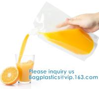 China Stand-Up Liquor Bags, Drink Pouches, Concealable Alcohol Flask for Cold & Hot Drinks, Reusable for sale