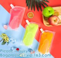 China Stand-Up Liquor Bags, Drink Pouches, Concealable Alcohol Flask for Cold & Hot Drinks, Reusable for sale