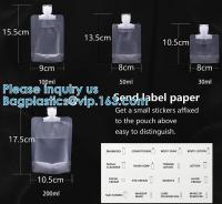 China Liquid sub Bagging, Sanitizer Lotion, Fluid Bottles, Travel Bag, TSA approved Container Bag, Squeeze Pouch for sale