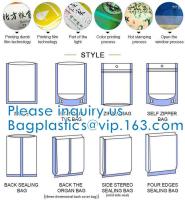 China Child-Resistant Locking Pouches, Exit Bag, Packaging Baggies, Odor Barrier, Metallized interior for sale