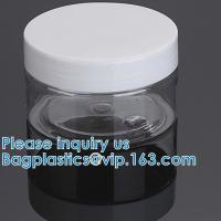 China Mini Canning Jars With Black Lids, glass storage jar container Cosmetic, Lotion, Cream, Makeup for sale