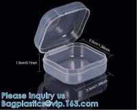 China Plastic Beads Storage Containers Box, Storage Of Small Items Crafts, Hinged Lid, Jewelry, Hardware for sale