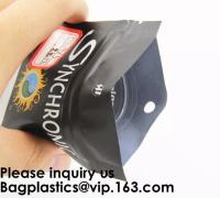 China CBD, Gummies, Weedness, Airtight Heat Resealable Smell Proof Mylar Stand Up Bags With Clear Window for sale