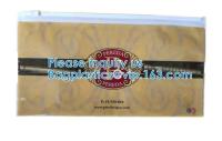 China Slider Tobacco Bags, Zipper Cigar Pouches, Fine Tobacco, Slider Top Closure Polyethylene Bags for sale