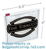 China Cigar Bags With Slider Lock, Fine Cigars, Cigar Pages, Tobacco, Tobacco Storage Bags With Slider Zipper for sale