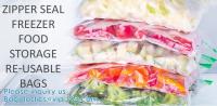 China Metallized Zip Bags, Metallised Zip Pouch, Grab-and-go Snacking, Zipfoil, Multi-Purpose, Fridge Food Cover for sale