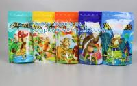 China Bio, eco, compost, Square bottom, Flat Bottom, Stand Up, Side Gusset, Zipper Top, With Window, Tear Notches for sale
