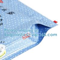 China Custom Logo Recycled Pouches, Slide Zippers Lock, Gusset Mylar Dog Food Pet Food Packing, Flat Bottom Pouch for sale