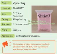 China Compostable environmentally friendly, Frosted Packages, Pouch, Mini Baggies, Slider Holographic Zip Lock Bag for sale