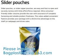 China Stand Up Pouch With Resealable Zip lockk And Clear Window, Multi-purpose, small size, Aluminum Mylar Foil for sale