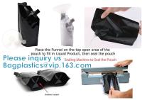 China Portable Travel Fluid Bags, Transparent Clamshell, Makeup Packaging Bag, Squeeze Pouch, Toiletry Containers for sale