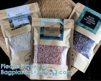 China Rice Bags, Rice Pouch, Slider Pouch With Handle, Food Products, Nutritious Food, Tea And Coffee Pouches for sale