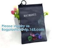 China Custom Frosted Biodegradable Apparel ,Clothes, Garment, T Shirt, Swimwear, Packaging, Slider Zipper Bag for sale