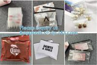 China Custom Frosted Biodegradable Apparel ,Clothes, Garment, T Shirt, Swimwear, Packaging, Slider Zipper Bag for sale