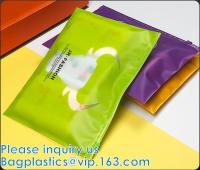 China Zipper Top Apparel Bags, Clothing, Shoes, Underwear, Garment. Bikini Swimwear Packing Bag. EVA Slide Bags for sale