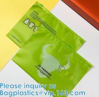 China Zipper Top Apparel Bags, Clothing, Shoes, Underwear, Garment. Bikini Swimwear Packing Bag. EVA Slide Bags for sale