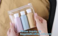 China Portable Daily Personalized Design Transparent Pvc Zipper Pouch Bags Leather Clutch Cosmetic Bag for sale