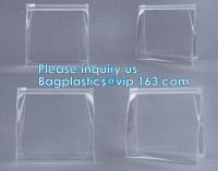 China Portable Daily Personalized Design Transparent Pvc Zipper Pouch Bags Leather Clutch Cosmetic Bag for sale