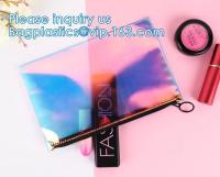 China DAZZLING HOLOGRAPHIC, TPU PVC Laser Cosmetic Bag, Makeup Organizer Bags, Jelly Purse, Hanging Toiletry for sale